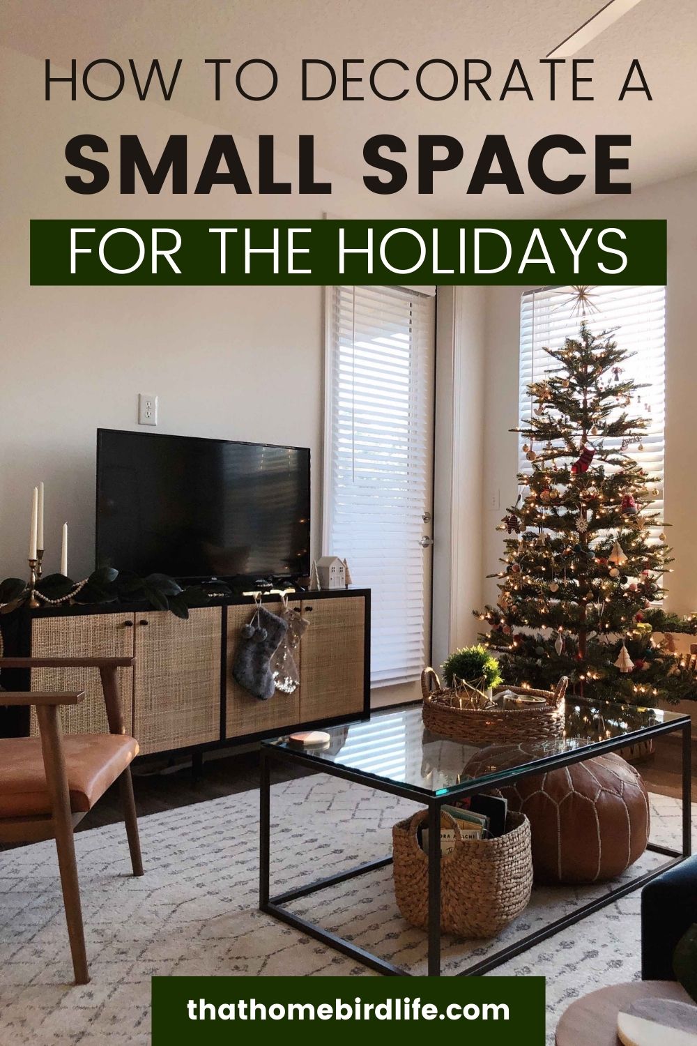 How We Decorated Our Small Apartment For The Holidays